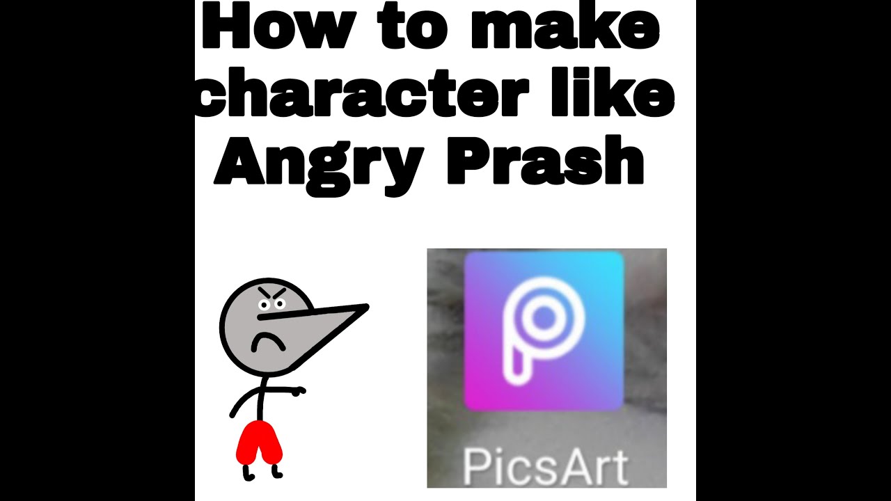How to make a character like ANGRY PRASH - YouTube