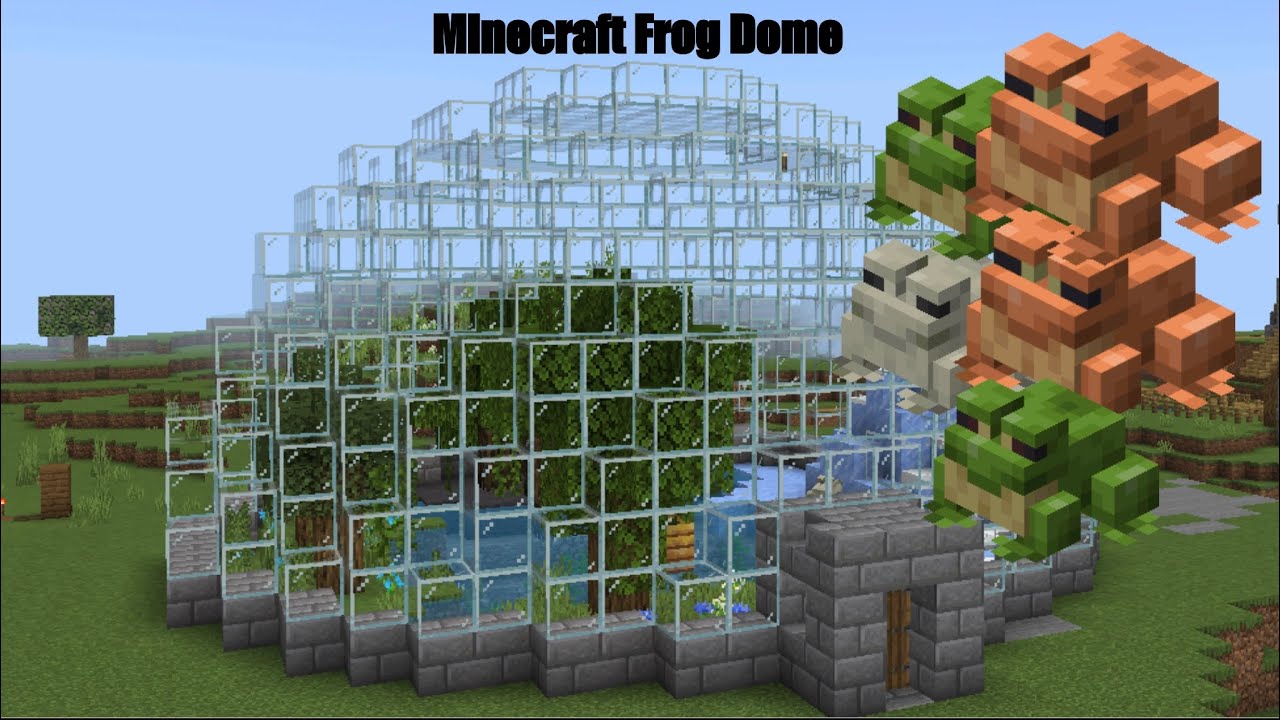 Minecraft Frog Dome! - YouTube