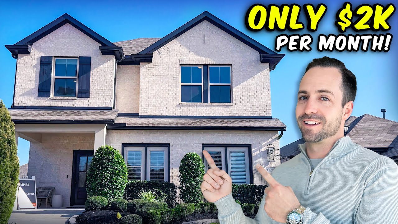 We FOUND DEALS On New Houston Texas Homes For $2K Per Month! - YouTube