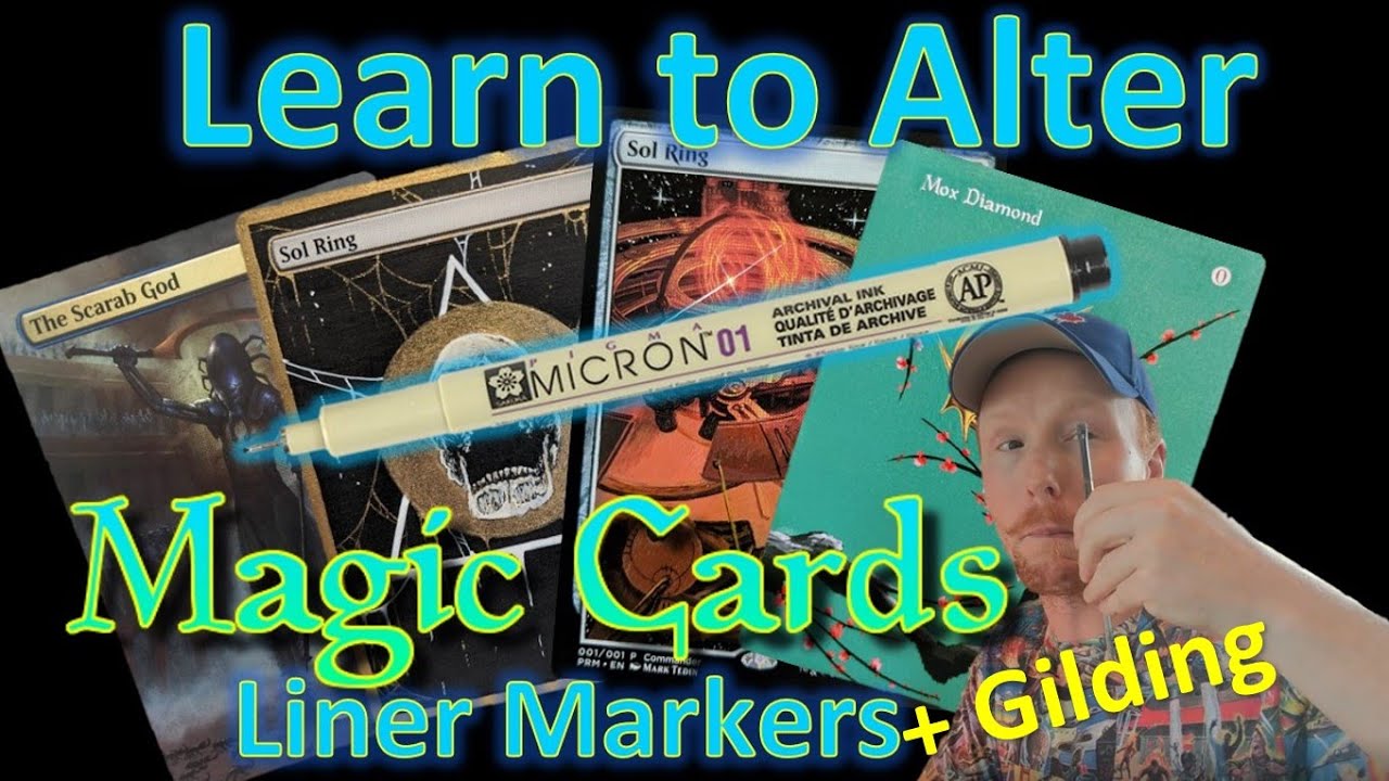 The Best Markers for MTG Alters + Gilding! | EDH | Commander | Art ...