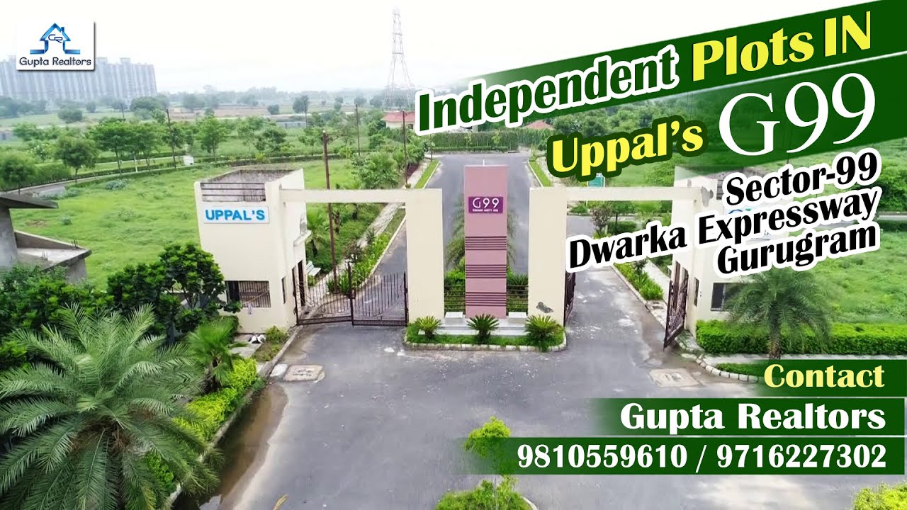 #Uppal's #G99 Independent PLOTS In Sec-99 Dwarka Expressway | Gurugram ...