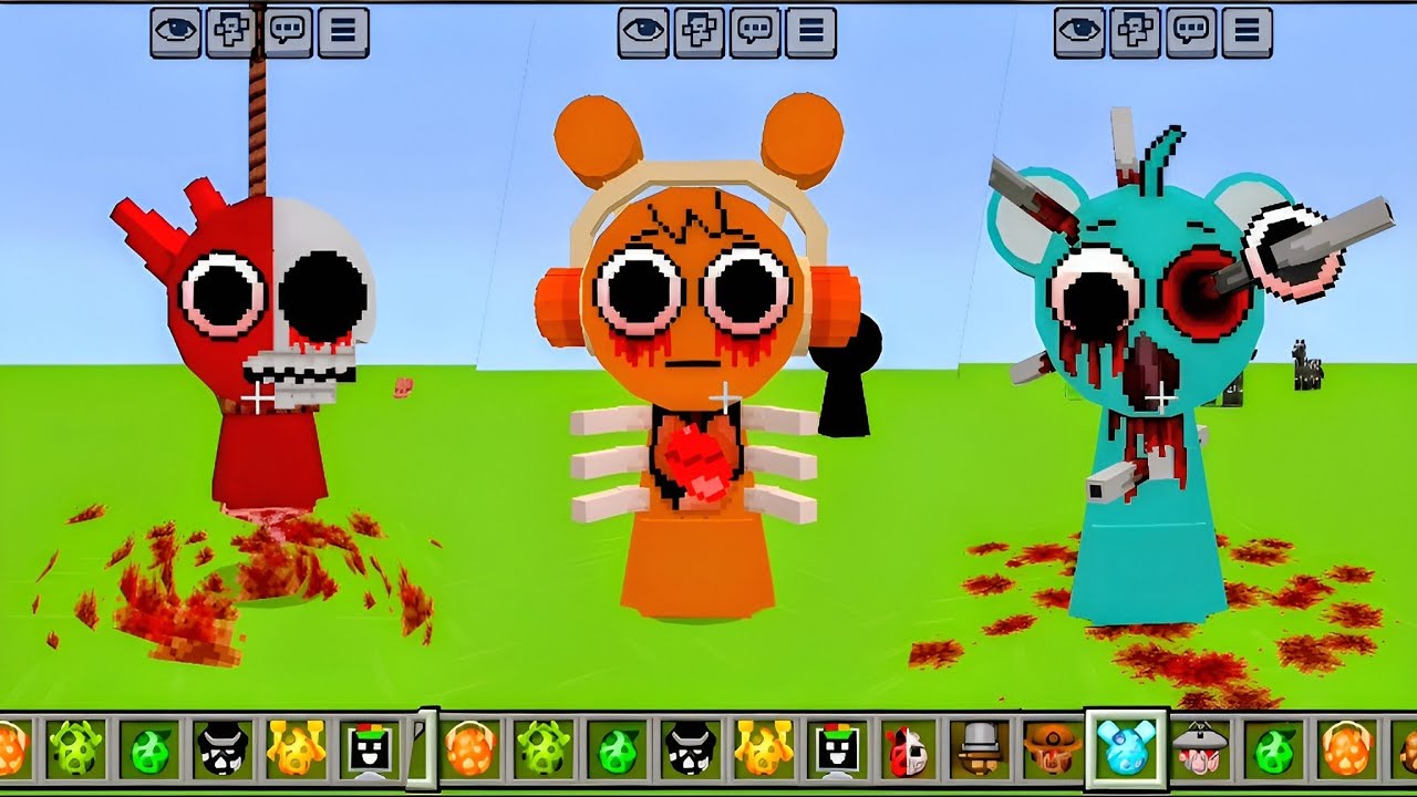 Sprunki Incredibox addon in Minecraft PE - Addon - MCPE - Bedrock - Mod ...