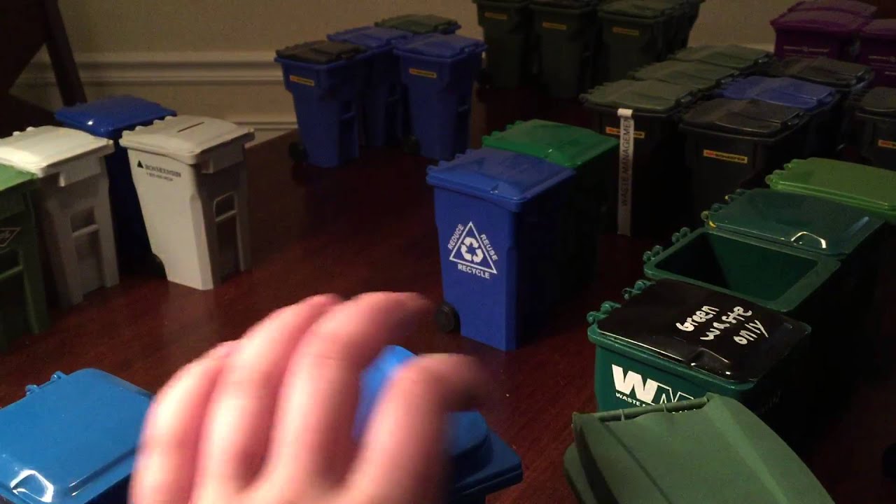 My mini bin collection! - YouTube