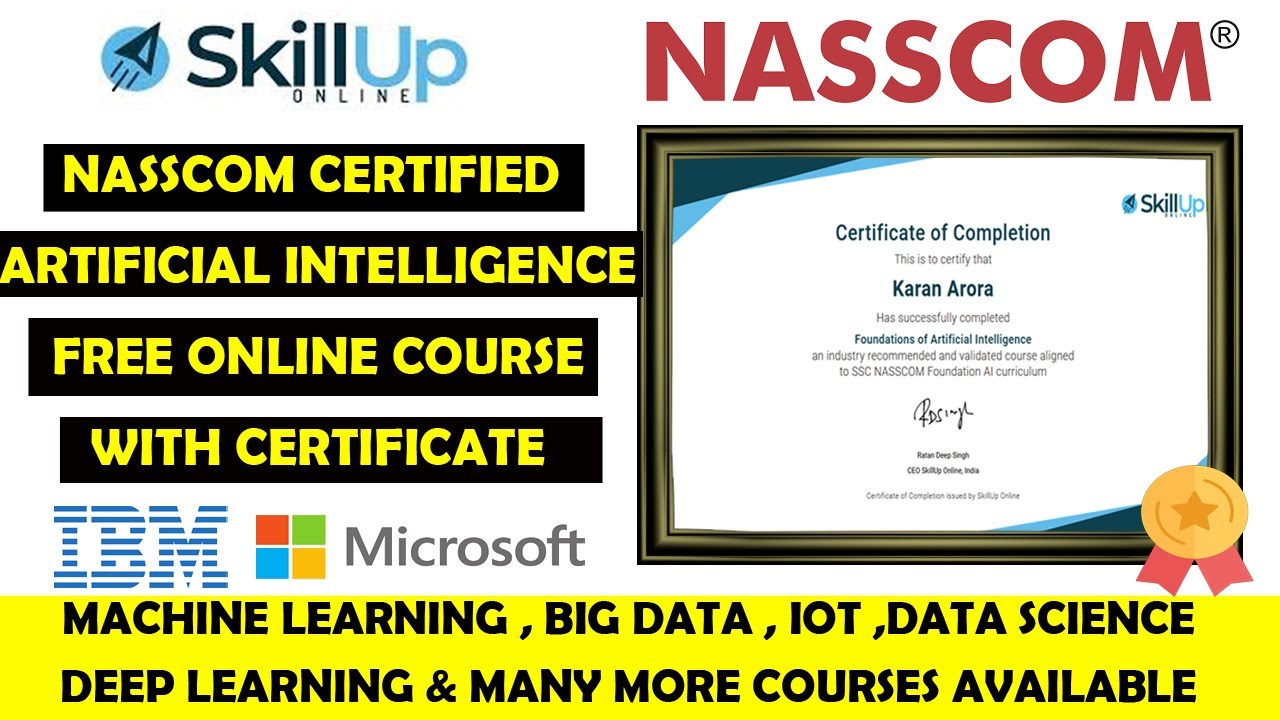 Artificial Intelligence Free Online Course with Certificate from ...