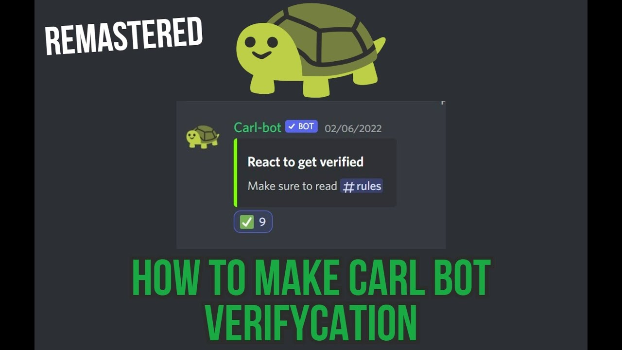 REMASTERED How To Make Discord Verification With Carl Bot YouTube remastered-how-to-make-discord-verification-with-carl-bot-youtube