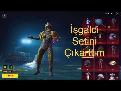 İşgalci setini 2000 uc ye çıkarttım (pubg mobile)