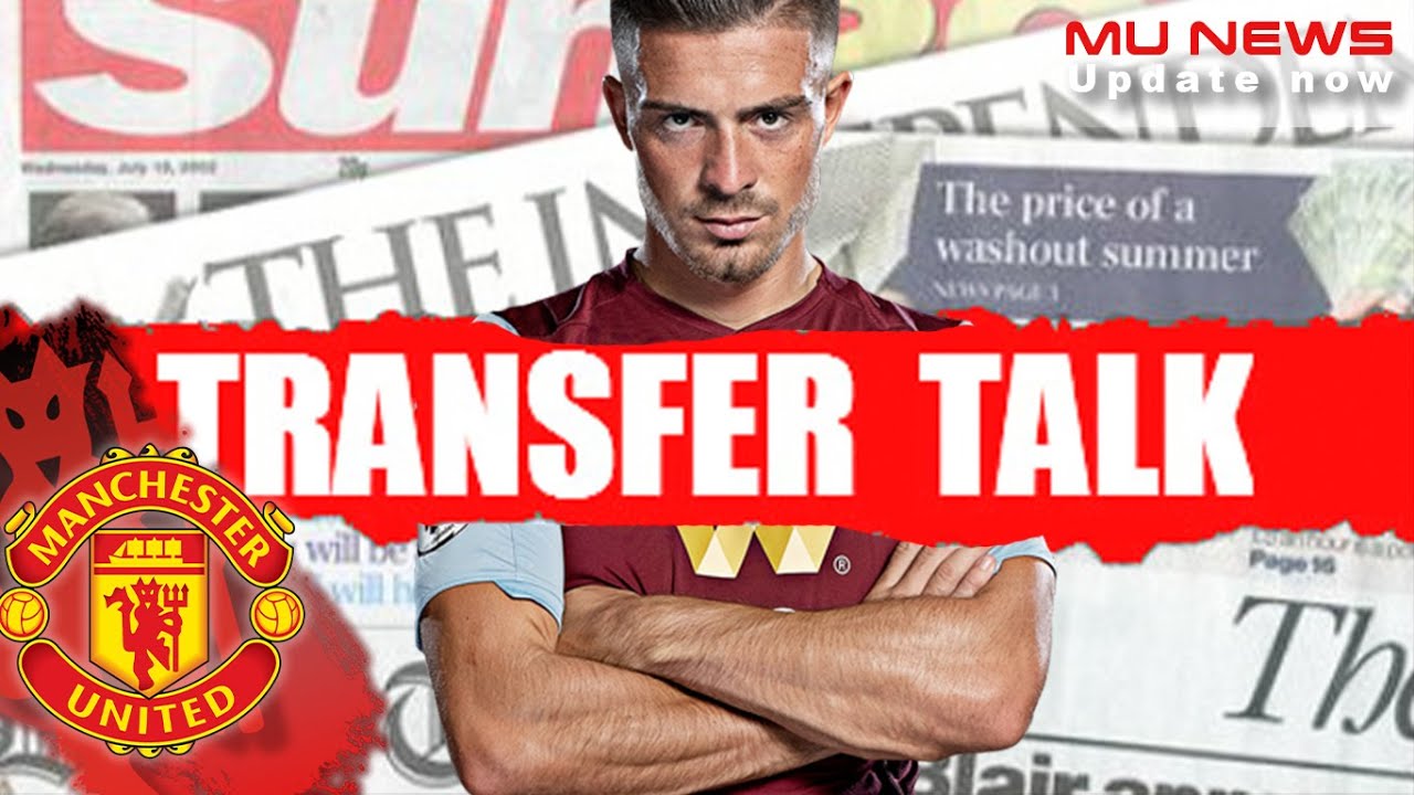 JACK GREALISH HINTS AT MANCHESTER UNITED SHIRT NUMBER - YouTube