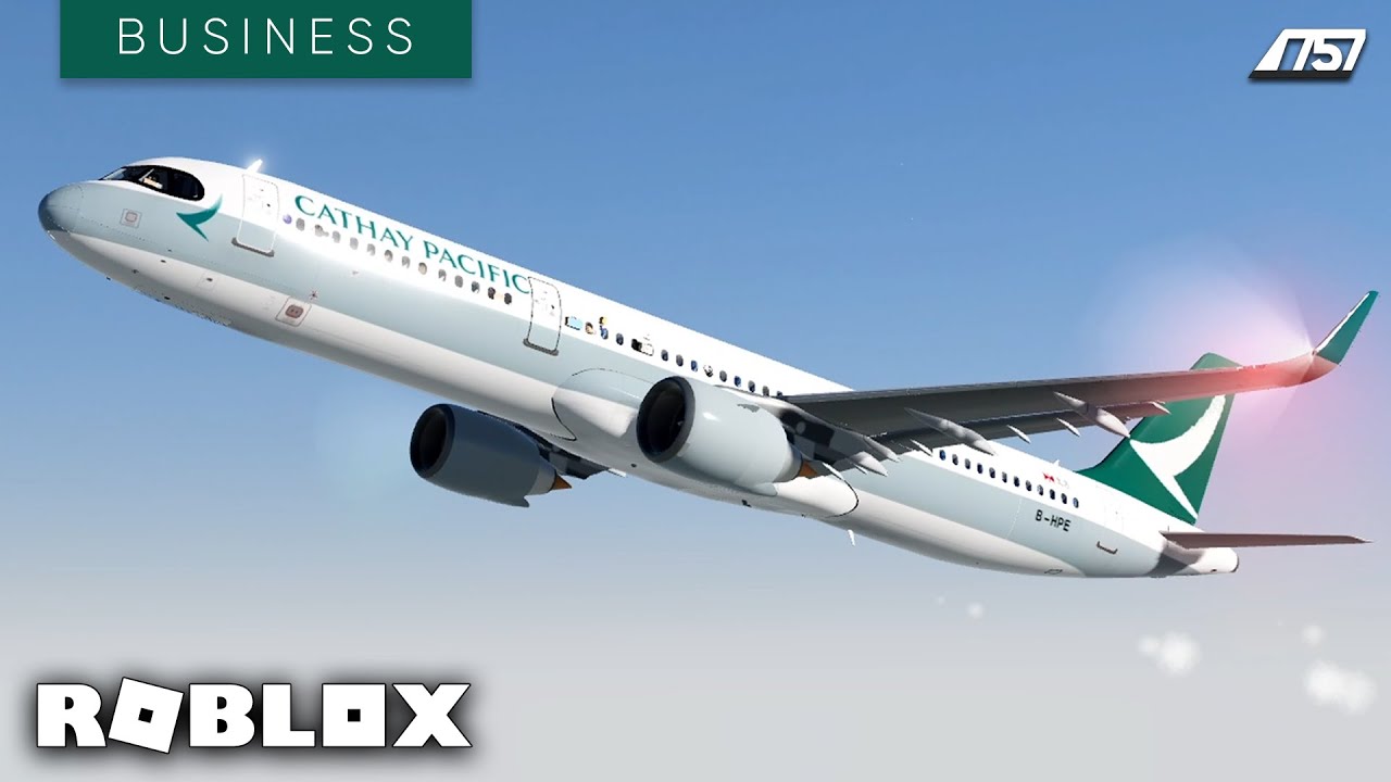FLYING CATHAY PACIFIC'S BUSINESS CLASS IN ROBLOX!? - YouTube