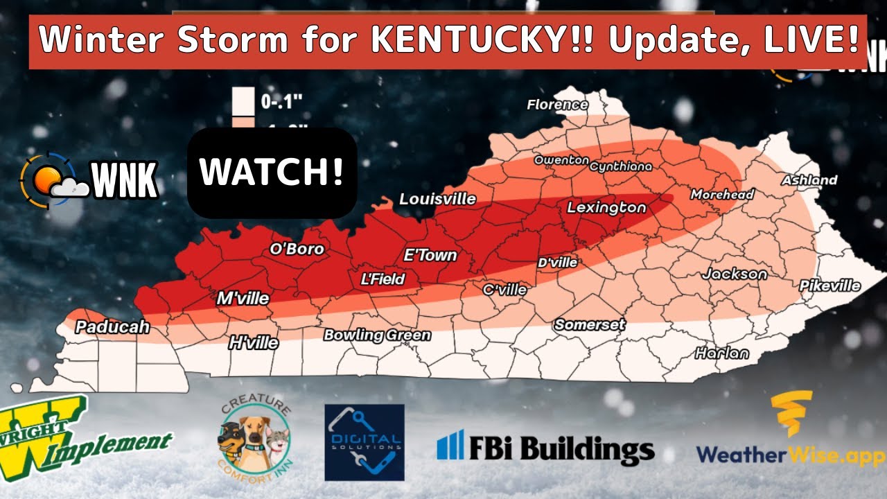Winter Storm for Kentucky in less than 24 hours #KYWX #WX #Kentucky # ...