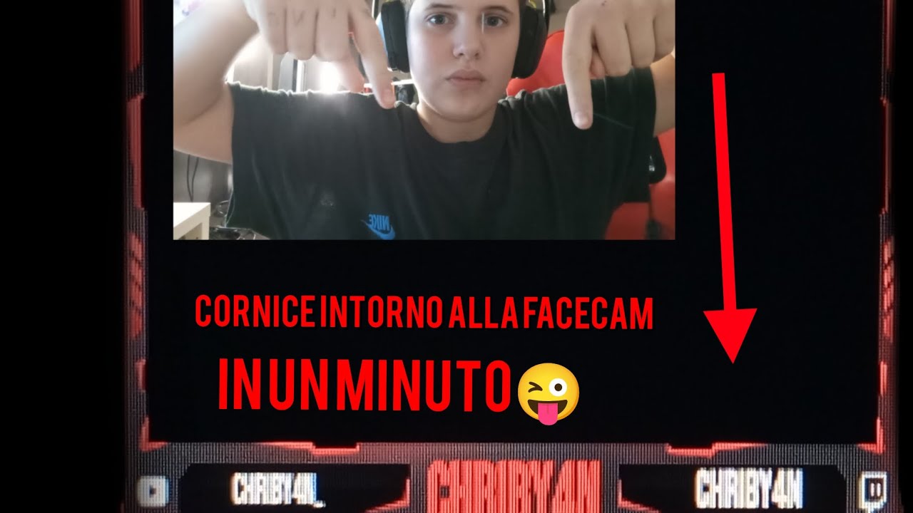 (tutorial) crea la tua cornice intorno alla FACECAM su "OBS studio" - YouTube