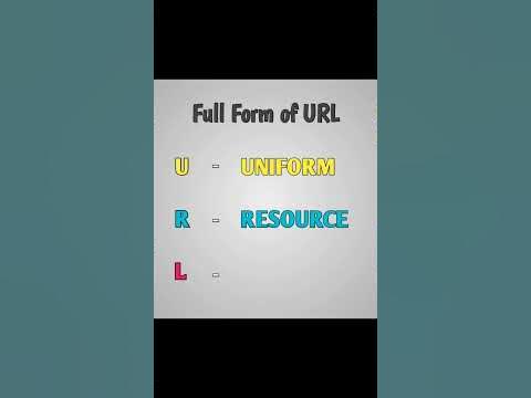 Full form of URL || URL Ka full form kya hai || Gk Full Form || #Short ...
