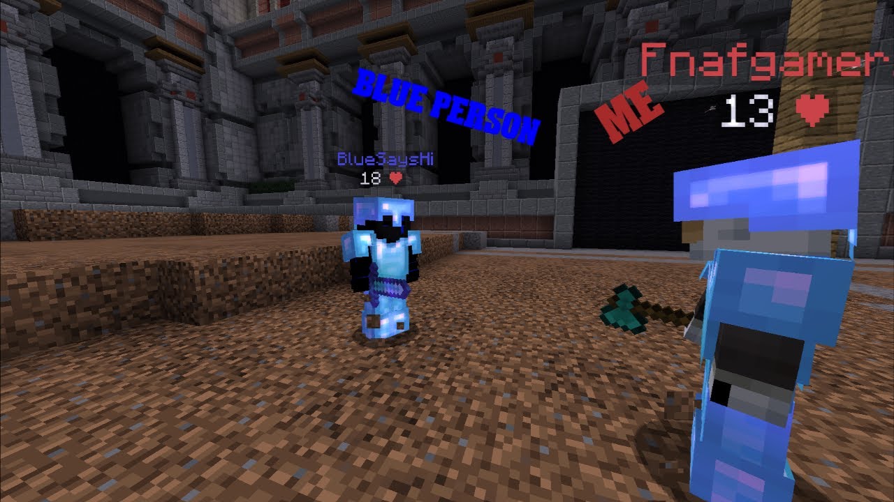 Pvping a Blue Person On Hypixel (I failed miserably) - YouTube