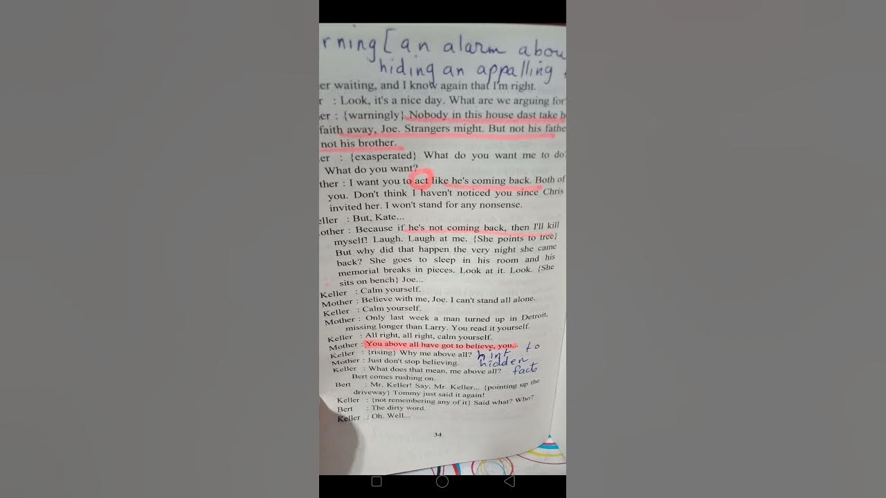 ALL MY SONS. Act 1, part 2 - YouTube