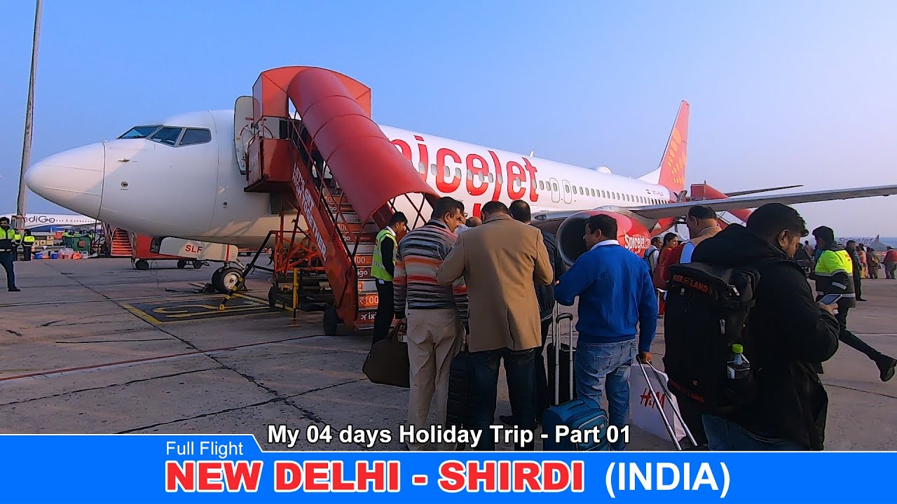 #Vlog Full Flight - New Delhi to Shirdi (INDIA) | VIDP - VASD ...