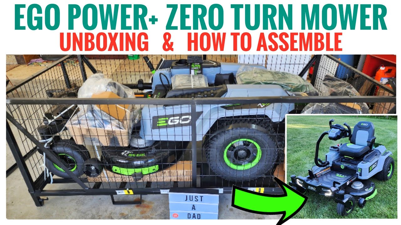 EGO POWER+ 42 inch 56 Volt Battery Powered Z6 Zero Turn Mower ZT4205S ...