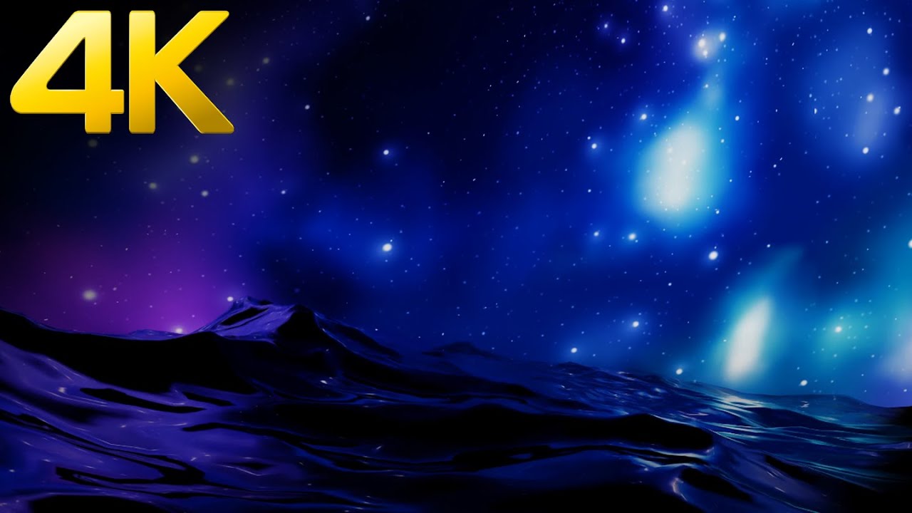 10 hours 4k Sea Waves Moving Mind Relaxing No Sound Sci-fi Light ...