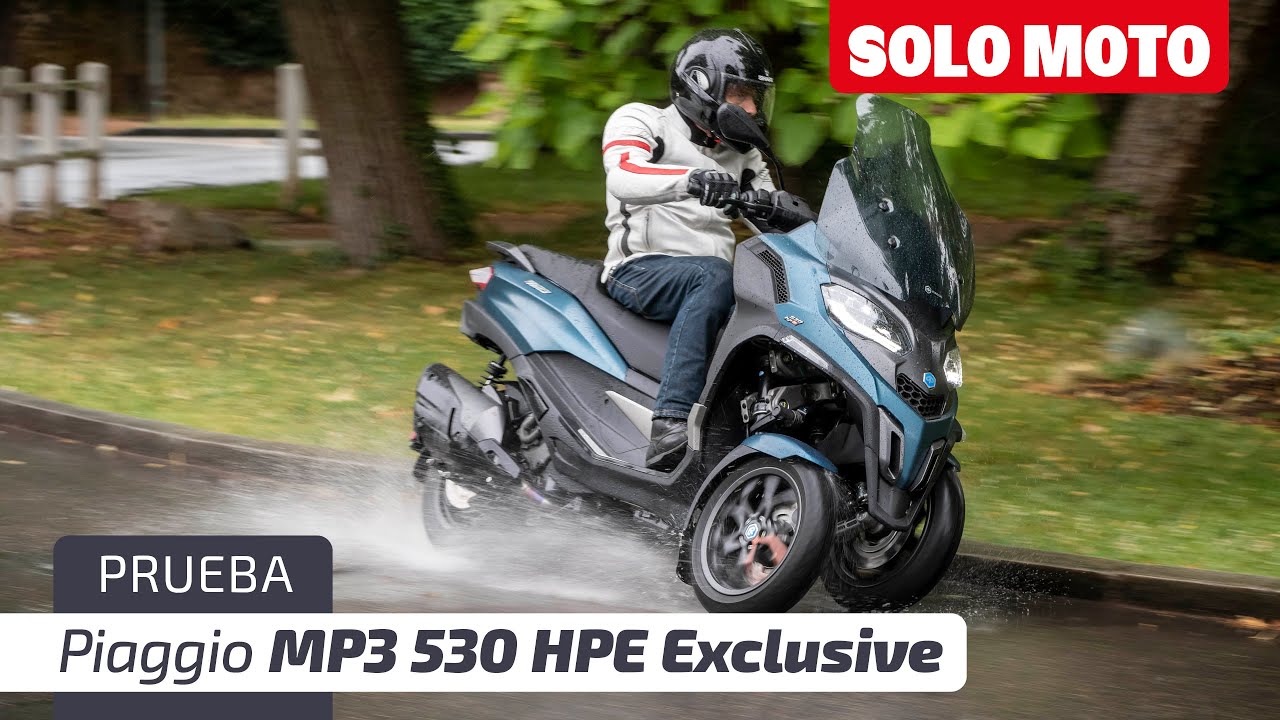Piaggio MP3 530 HPE Exclusive | Prueba | Review en español - YouTube