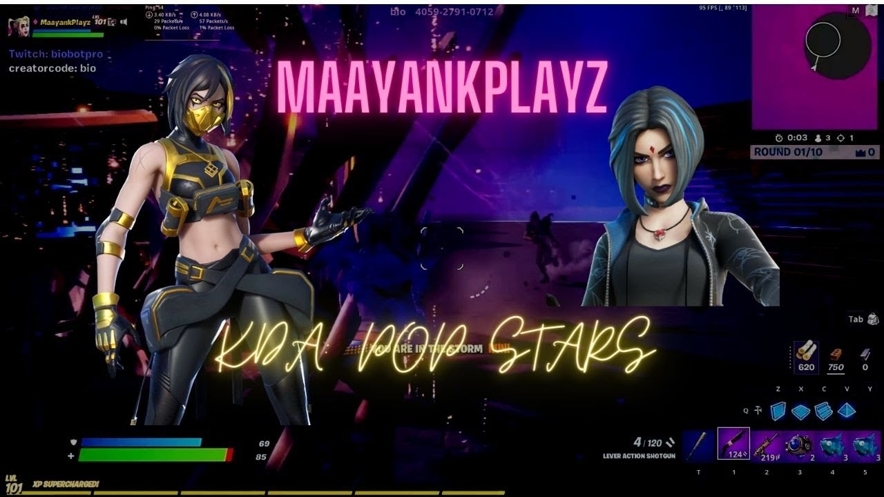 MaayankPlayz w Fortnite - KDA : Pop Stars - YouTube