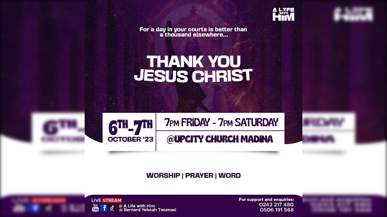 A Day with Him | October '23 | Thank You Jesus Christ - YouTube