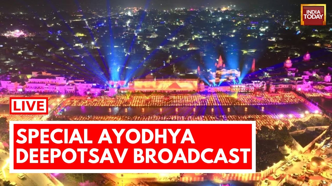 Ram Mandir Ayodhya LIVE: Special Ayodhya Deepotsav Broadcast LIVE | Ram ...