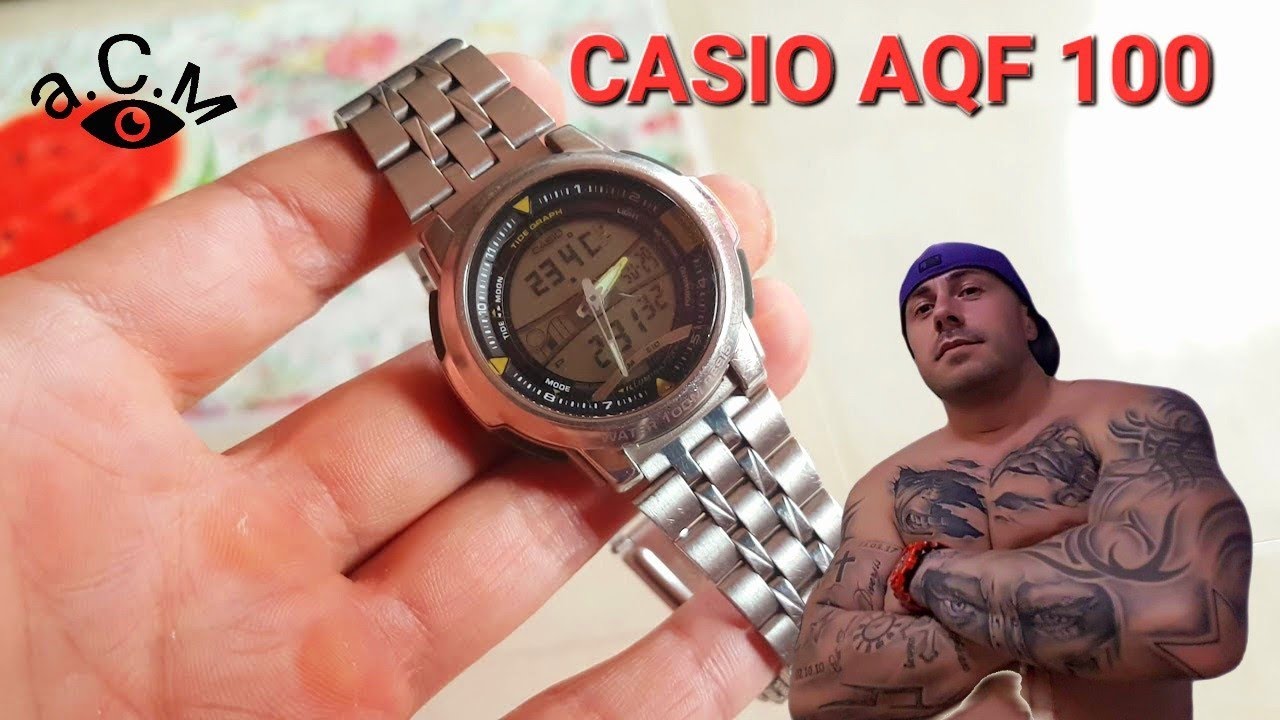 CASIO AQF 100 - 10 BAR - 8 YEARS а.С.м - YouTube
