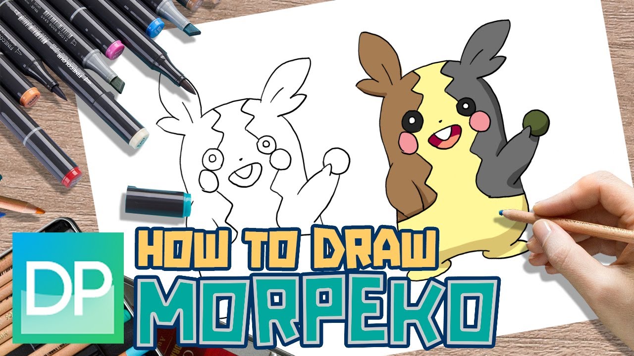 [DRAWPEDIA] HOW TO DRAW MORPEKO FROM POKEMON SWORD & SHIELD - STEP BY ...