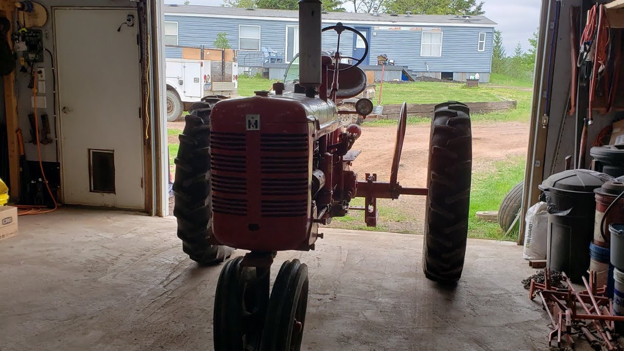 1948 Farmall Super C Getting Ready For a Plow Day - YouTube