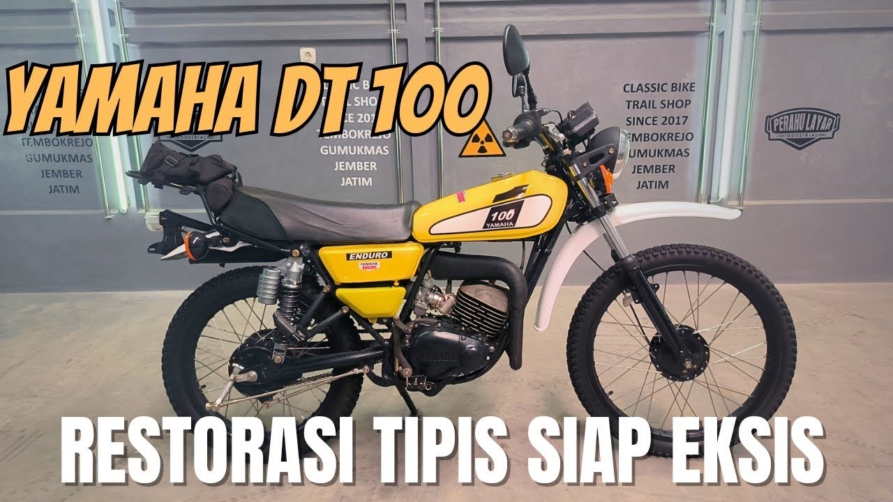 REVIEW MOTOR YAMAHA DT 100 SUDAH RESTORASI READY FOR SALE !!! SIAP ...