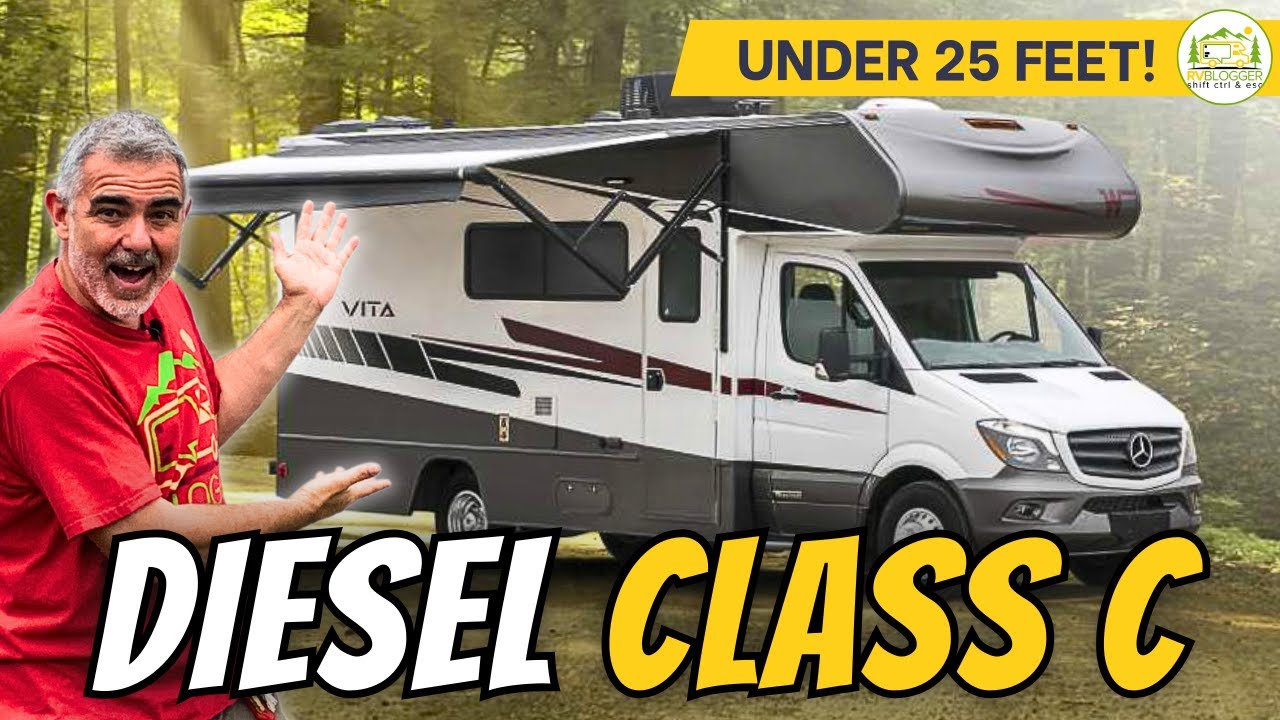 2 Small Class C Diesel Motorhomes Under 25 Feet: 2025 Models - YouTube