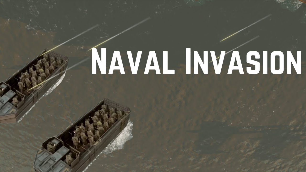 Operation Blueberry Skedaddle - Foxhole Naval Warfare Invasion - YouTube