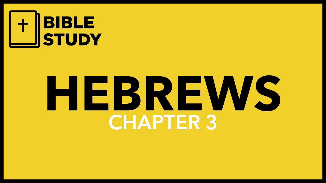 Hebrews: Chapter 3 #biblestudy #podcast #faithdevelopment #religious ...
