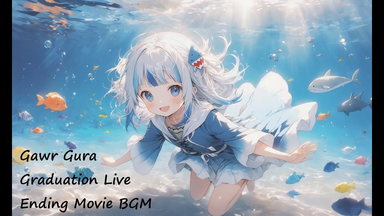 Gawr Gura Graduation Live Ending BGM (Piano Cover + Sheet) - YouTube