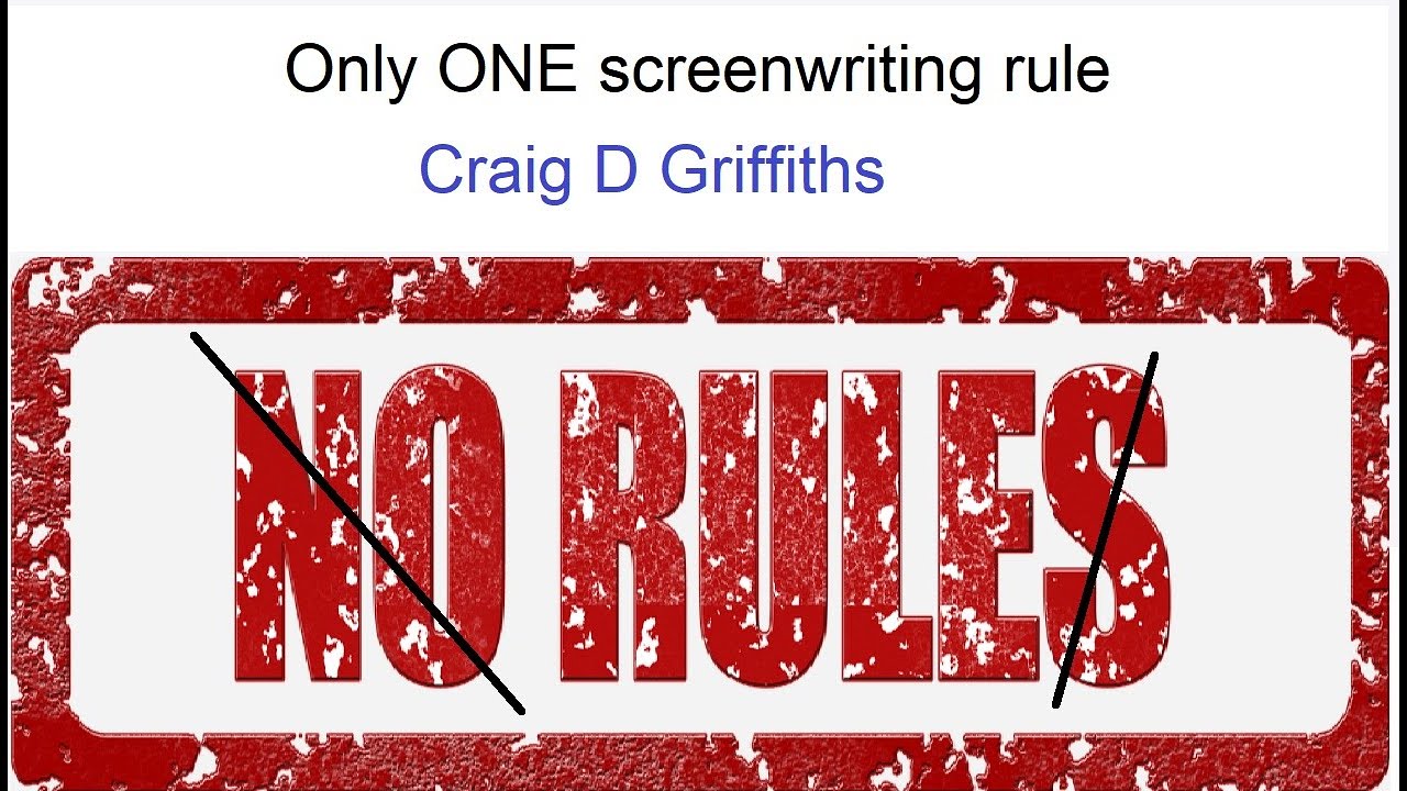 The ONE RULE (to rule them all) in screenwriting - YouTube