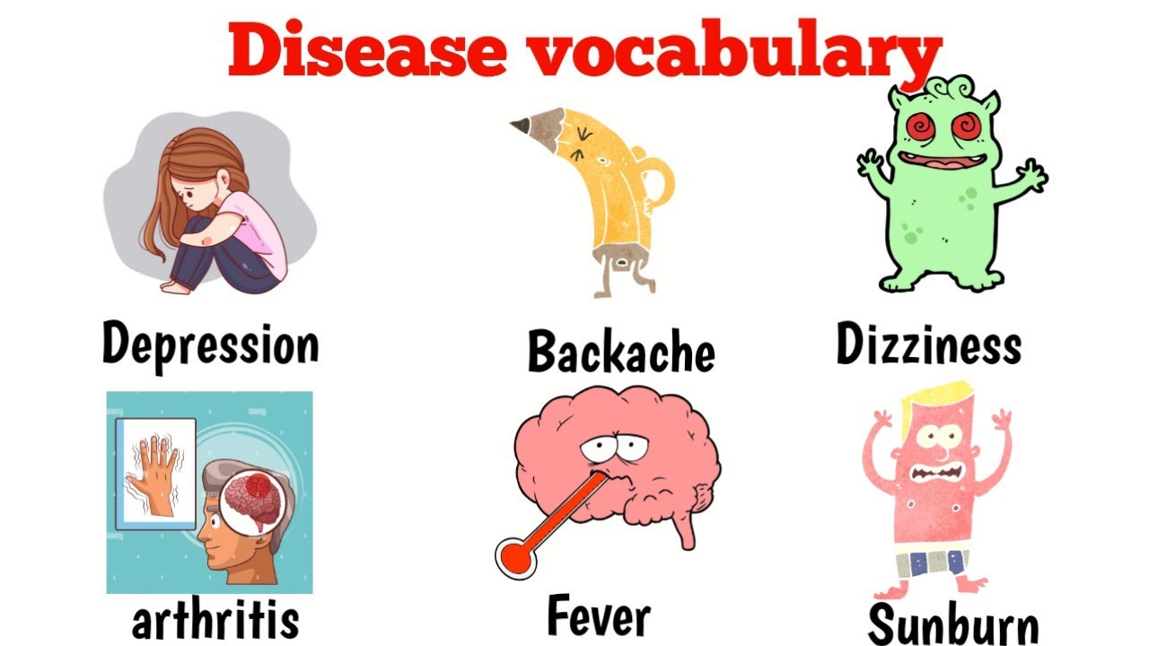 Diseases vocabulary | English vocabulary learning | English practice ...