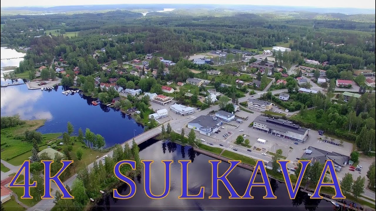 Sulkava ilmasta Finland Above 4K drone video June 2019 - YouTube