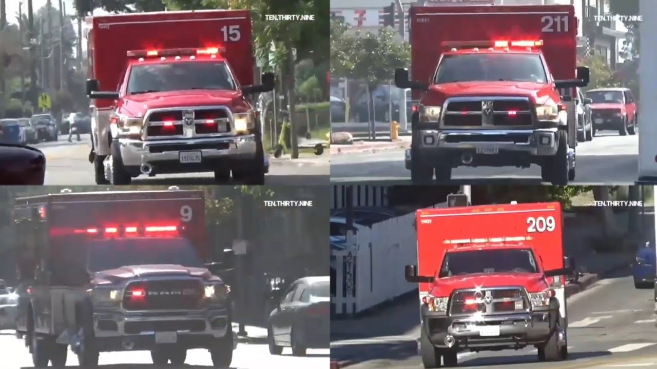 LAFD RA 209 | RA 09| RA15 | RA211| RA 29 RA 613 RESPONDING EMERGENCY ...