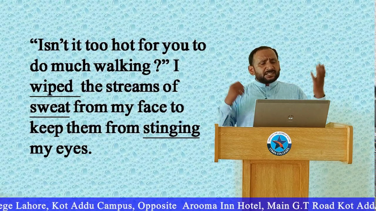 Lesson# 2 Lec# 1 Clearing in the Sky | 1st Year English - YouTube