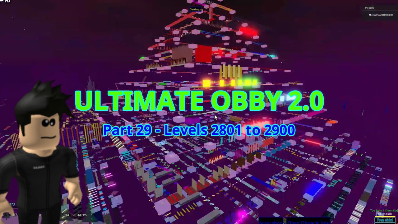 Ultimate Obby 2.0: Part 29/100 - Levels 2801 to 2900 - YouTube