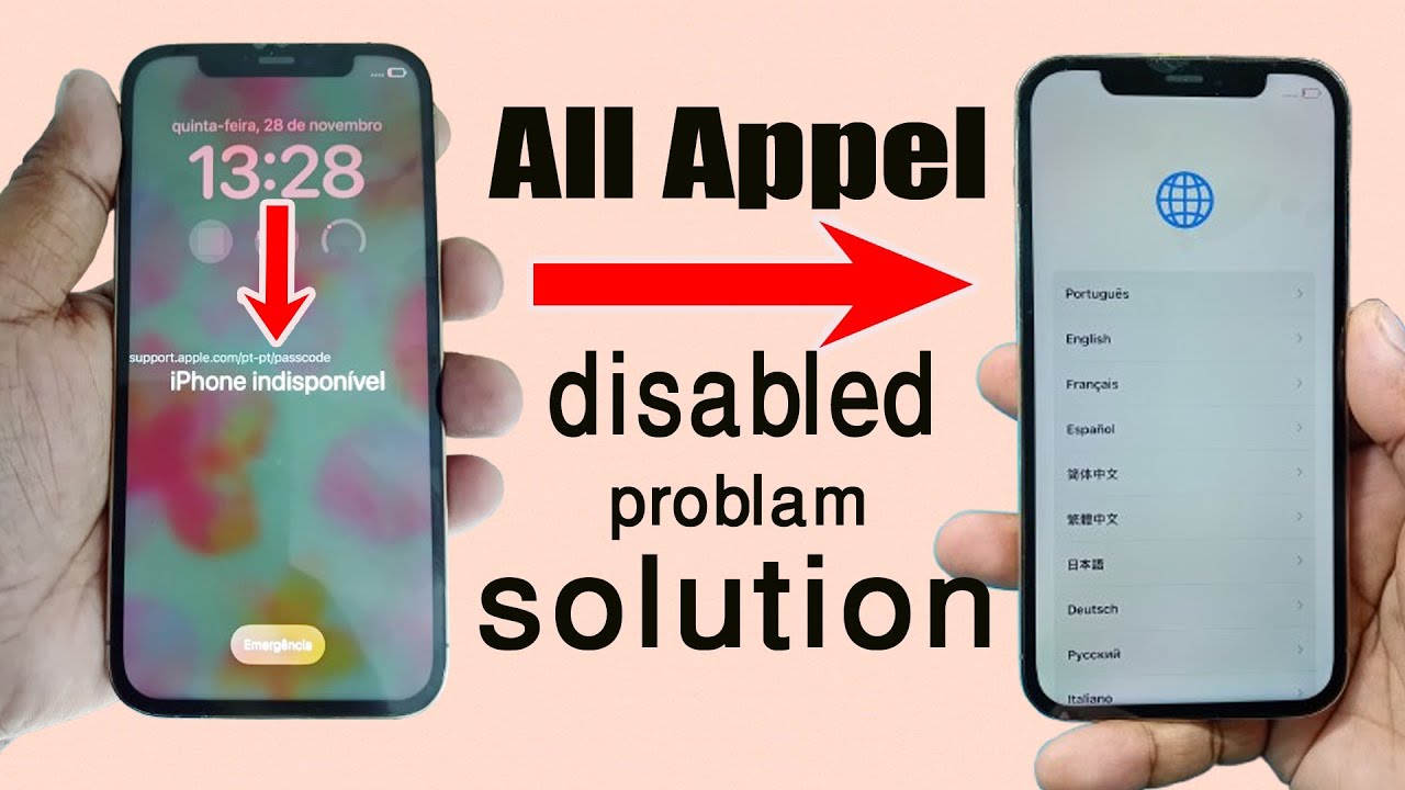 solução para todos os problemas do modo desabilitado do iPhone👉 disable ...