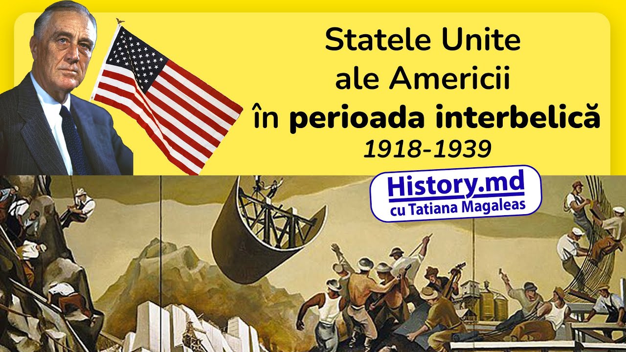 SUA în perioada interbelică. Marea criză economică din 1929-1933 - YouTube