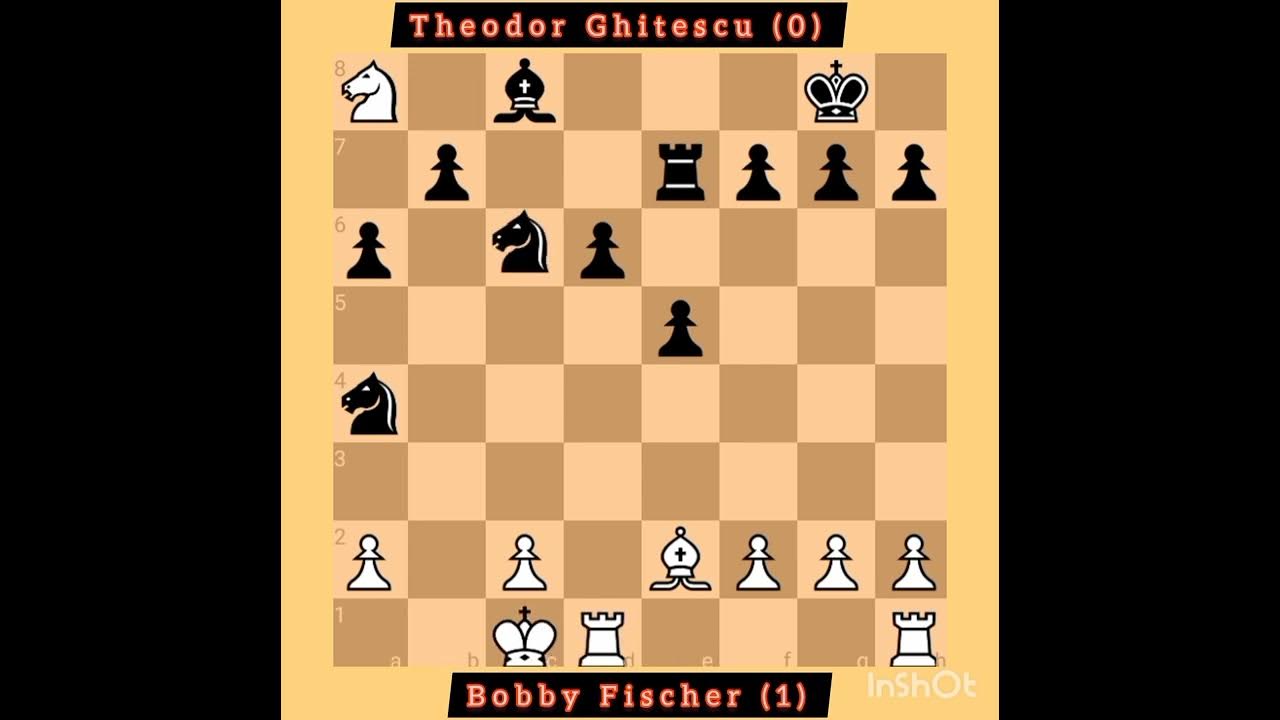 Bobby Fischer vs Theodor Ghitescu || Sicilian: Najdorf || Leipzig ...