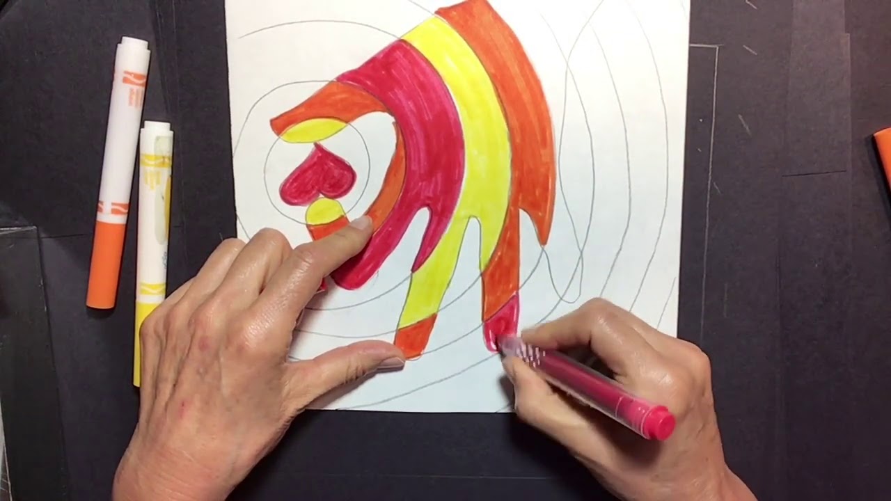 Op Art Hand - YouTube