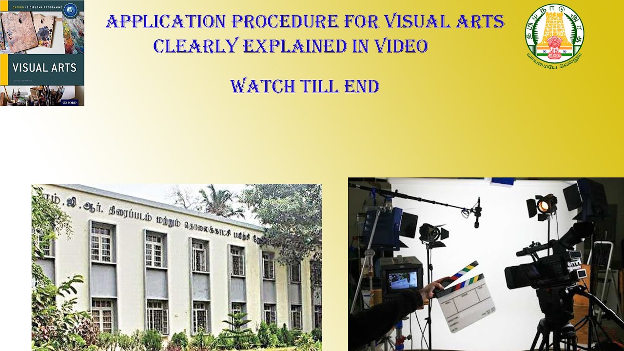visual arts course admission process/dv techs and stories - YouTube