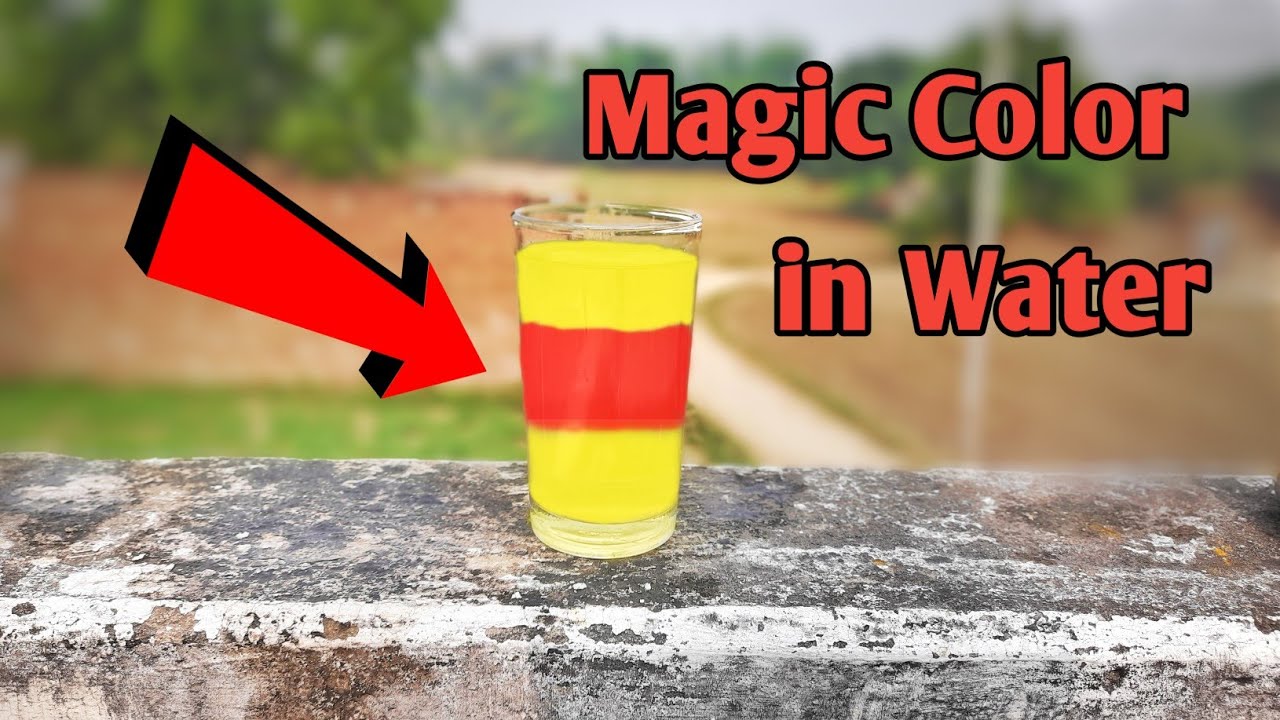 Magic Color change in Water | magic trick experiment | #anucome #shorts ...