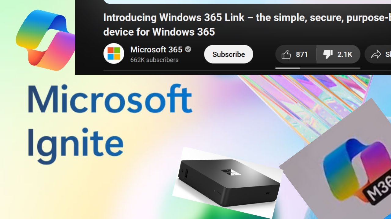 Microsoft Ignite 2024 - Windows 365 Link and a TERRIBLE new Office Logo - YouTube
