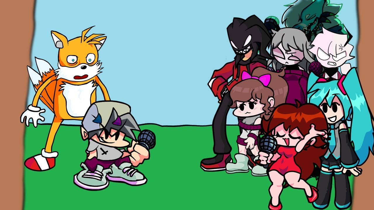 Talentless Fox but Every Turn a Different Character Sings (FNF ...