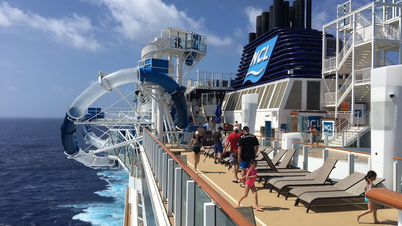 Norwegian Bliss Ep. 7 - Best Waterslides at Sea! - YouTube