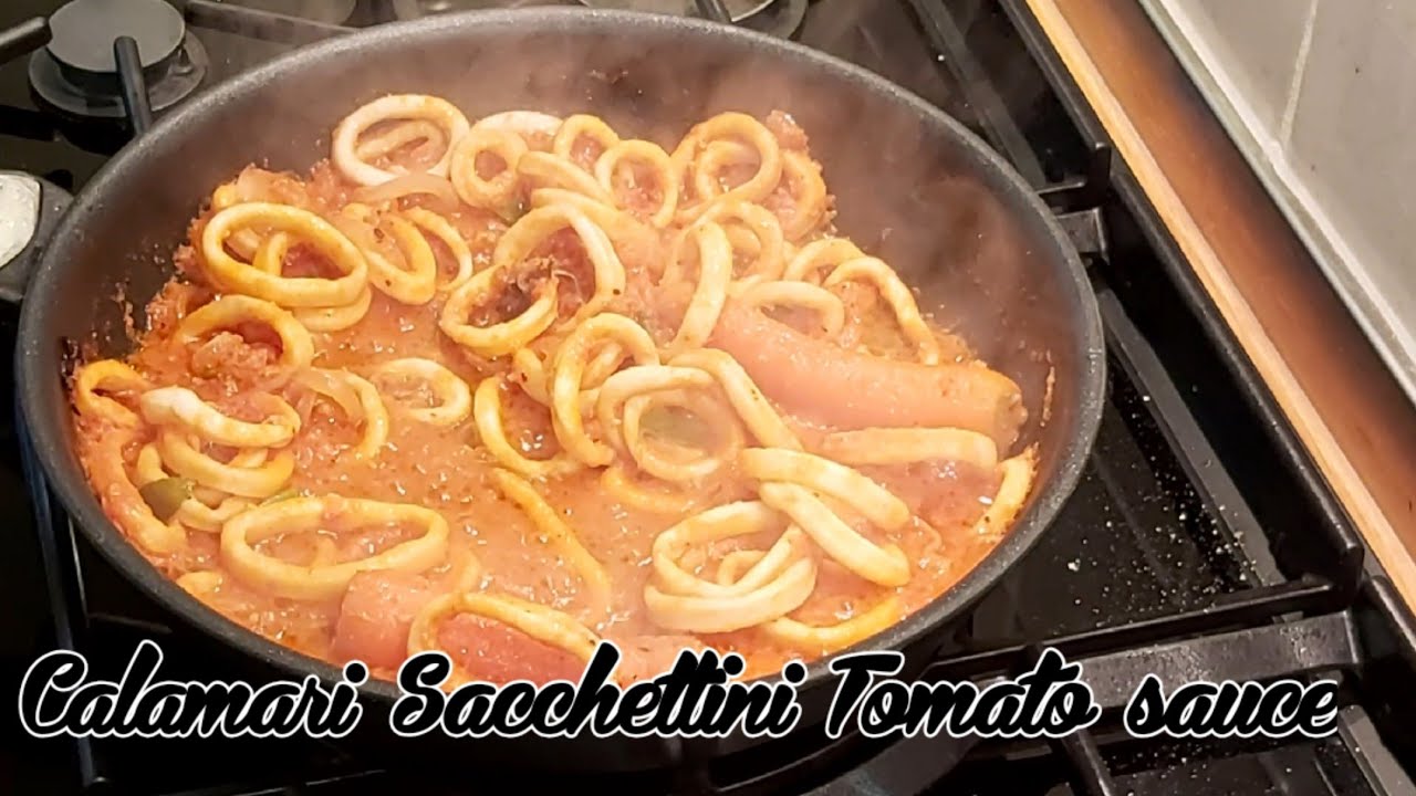 Calamari Sauce Sacchettini Tomato Italiano Cucine recipe || Italian ...
