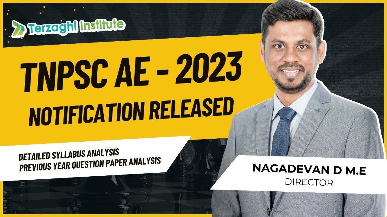 BREAKING: TNPSC AE 2023 Notification Released 🚨 Dive deep into the key ...