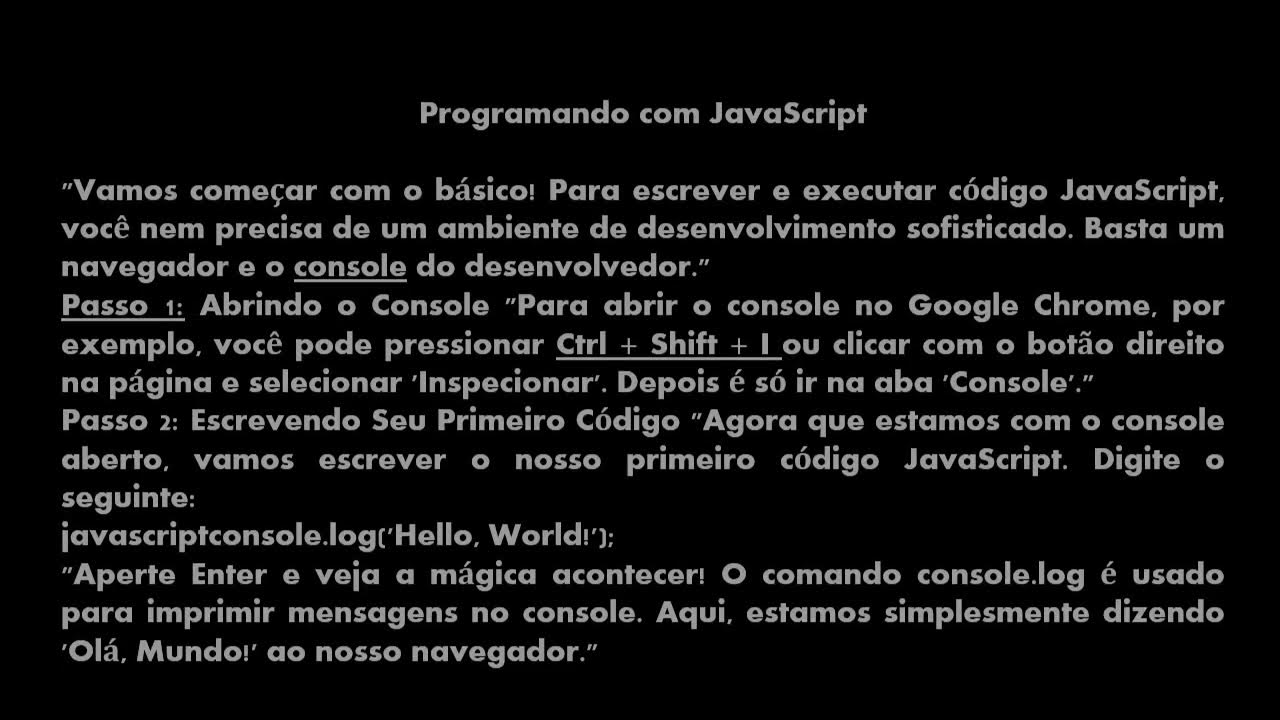 Programando com JavaScript 1 - YouTube